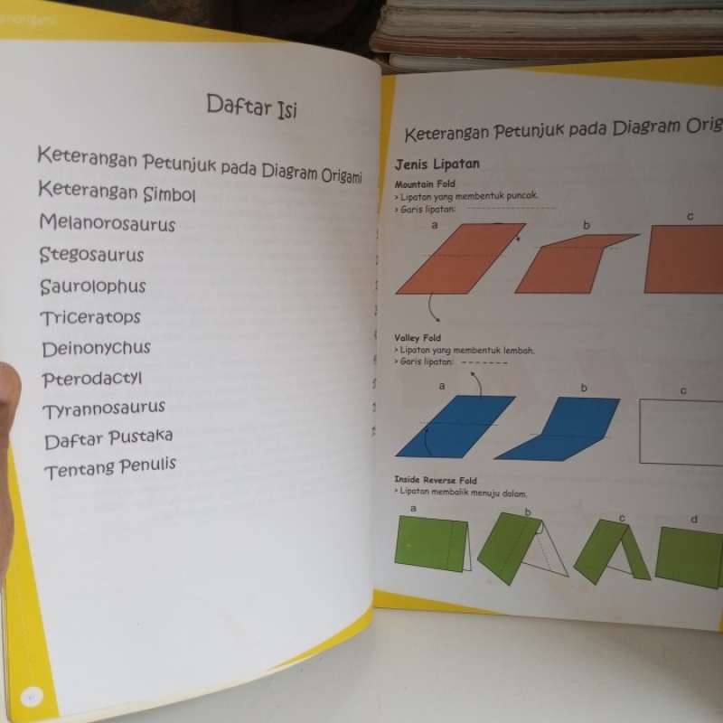 Jual Buku Pinorigami Aneka Model Origami Dinosaurus Di Seller Noelle ...