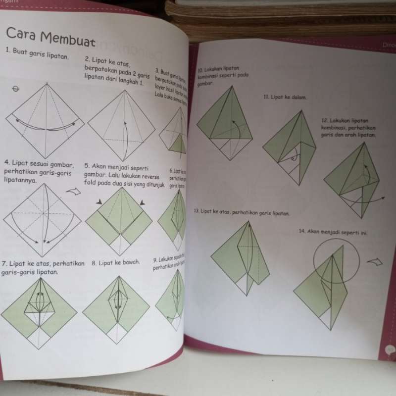 Jual Buku Pinorigami Aneka Model Origami Dinosaurus Di Seller Noelle ...