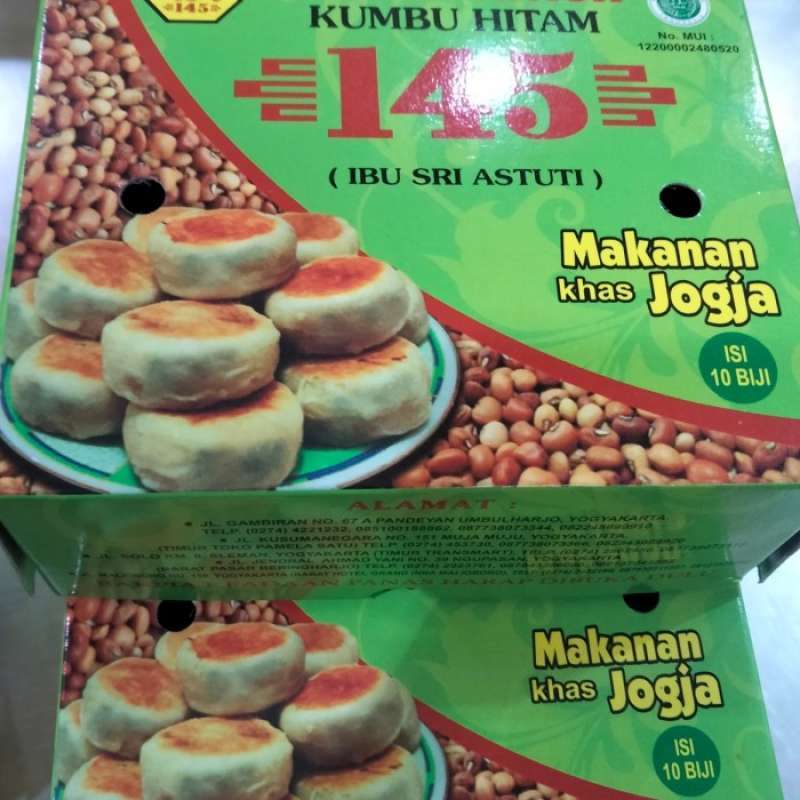 Jual Bakpia Pathok Kumbu Hitam 145 Bu Sri Astuti/oleh Khas Jogja ...
