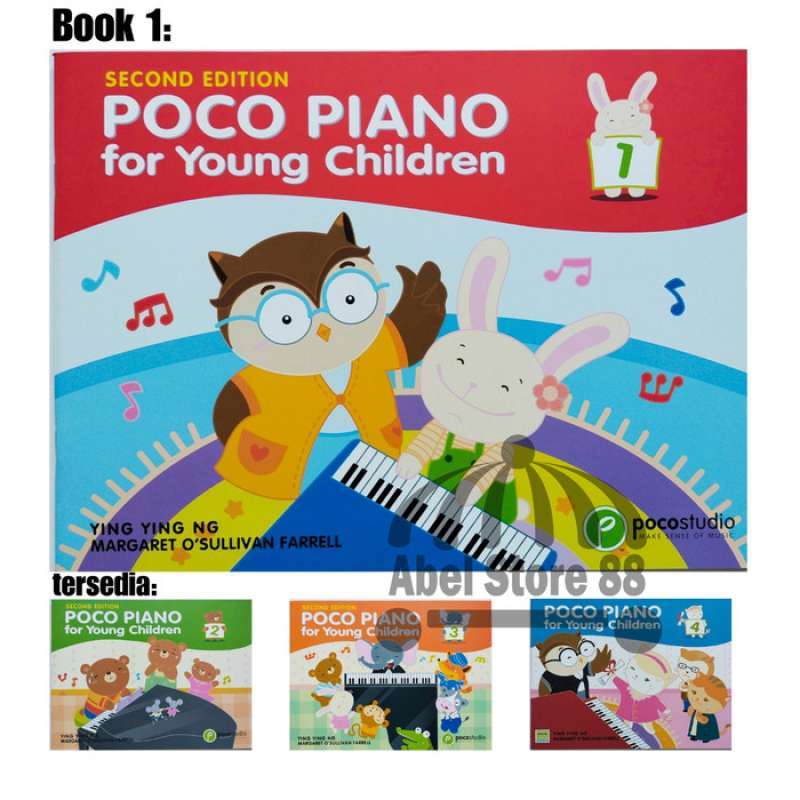 Jual Poco Piano For Young Children Book 1/2/3/4 Ying Ng - Buku Piano ...