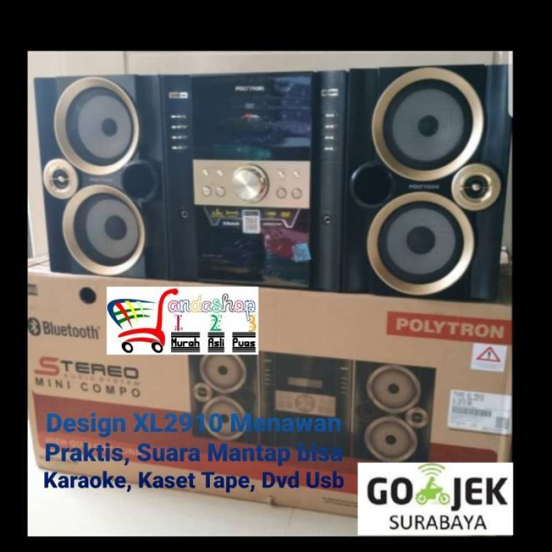 Jual Polytron Mini Hifi Xl2910 Compo Tape Dvd Usb Radio Karaoke ...