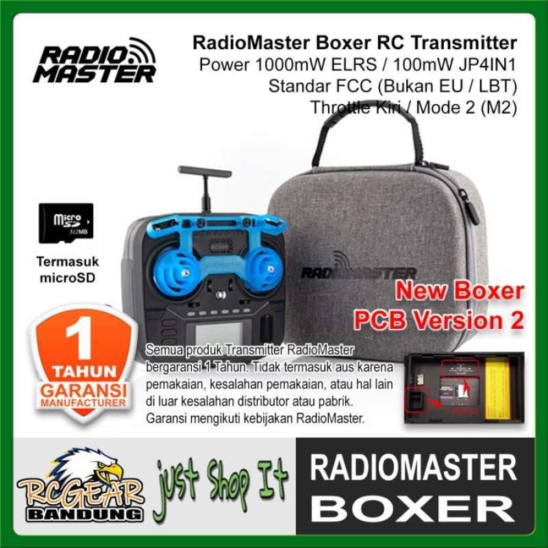 Jual Radiomaster Boxer Radio Controller 2.4ghz Rc Transmitter Rc Remote ...