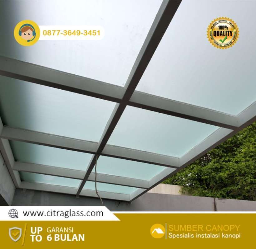 Jual Canopy Kaca / Kanopi Atap Tempered Glass Carport Di Seller Owl ...