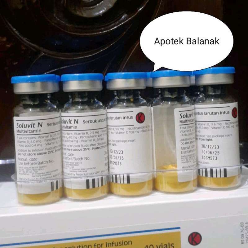 Jual Asli Dan Dijamin Original Soluvit N (cernevit Prove Vit Vivena 9 ...