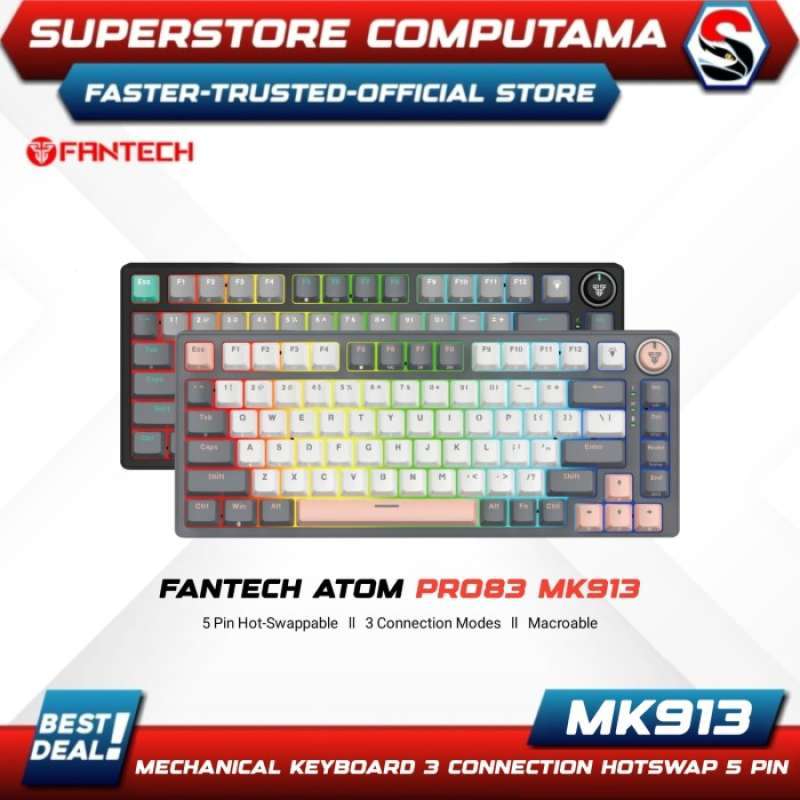 Promo 100% Produk Ori Fantech Atom Pro63/pro83/pro96 | Mk913 Wireless ...