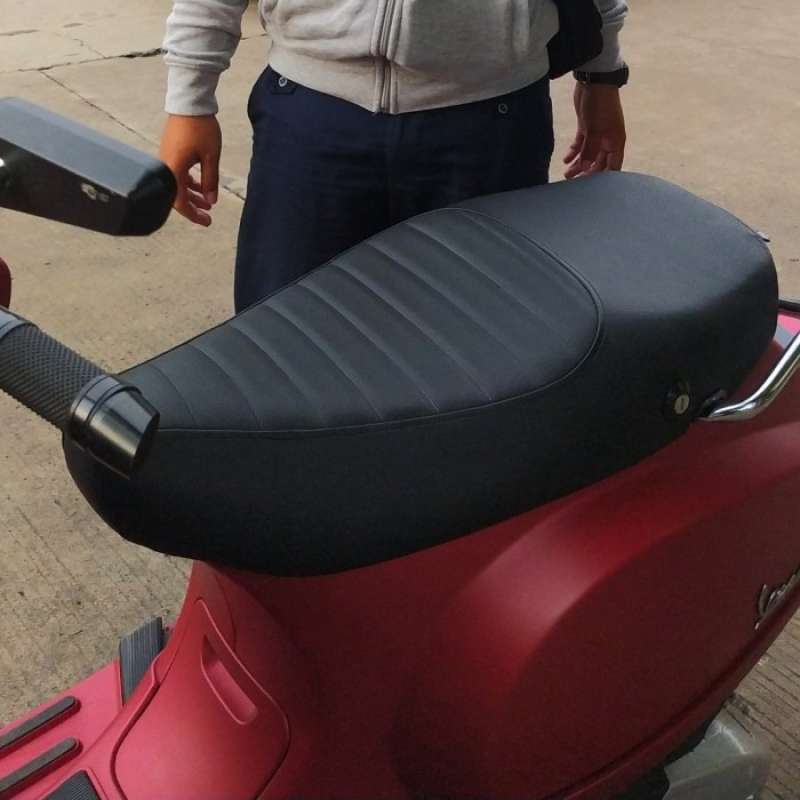 Promo Jok Vespa Lx/lxv /s Custom Double Seat Model Zelioni Diskon 33% ...