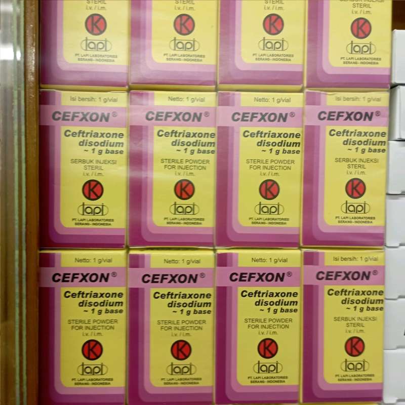 Jual Asli Cefxon/ceftriaxone/injeksi/box Di Seller Apotik Hanifa - Pal ...