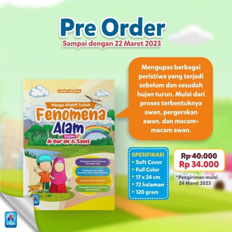 Promo Fenomena Alam Dalam Al-qur’an & Sains Penerbit Pustaka Arafah ... Promo Fenomena Alam Dalam Al-qur’an & Sains Penerbit Pustaka Arafah ...