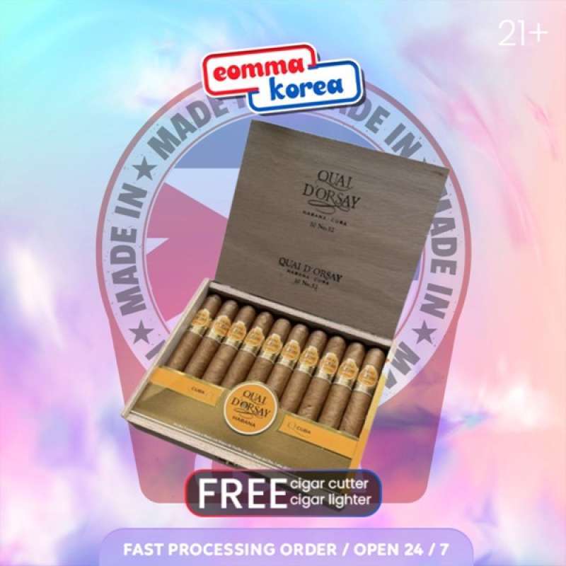 Jual Quai D Orsay No. 52 [ Box Of 10 Sticks ] Cuba Cigar Cerutu Di ...