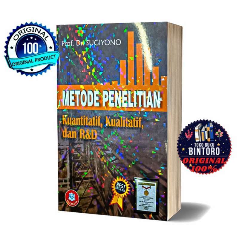 Jual Buku Metode Penelitian Kuantitatif Kualitatif Randd Sugiyono Edisi