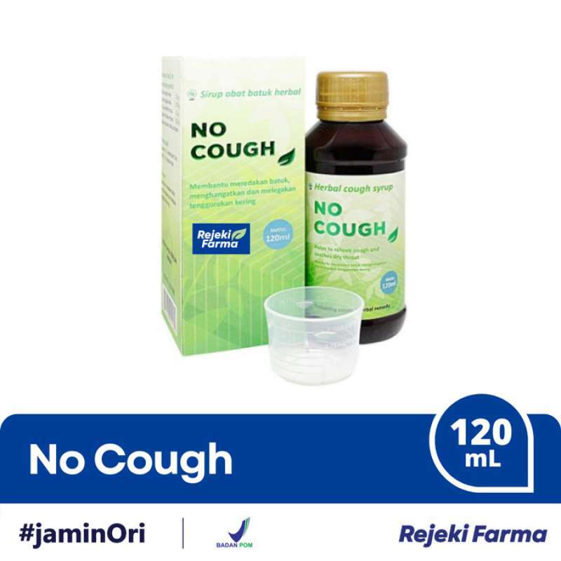 Promo No Cough Sirup 120ml - Syrup Obat Batuk Herbal Nocough Hijau 120 ...