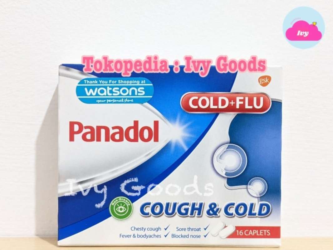 Promo Panadol Cough And Cold Singapore 16 Caplets (obat Flu Batuk Pilek ...