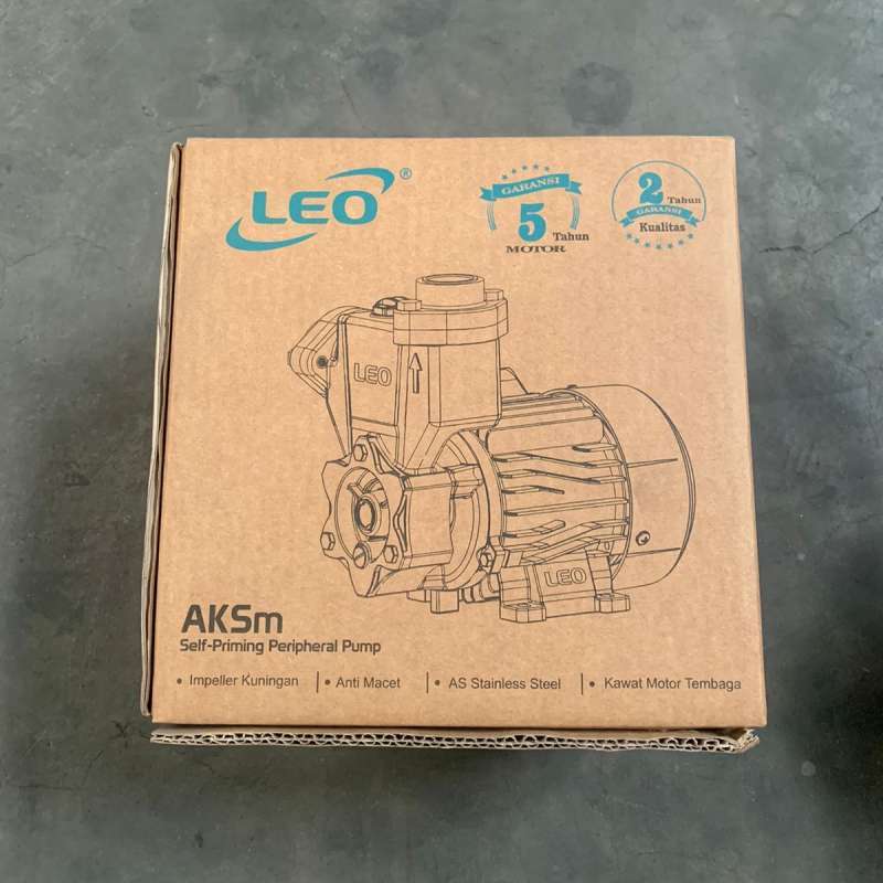 Promo Leo Pump Indonesia Pompa Air Aksm 550 Non Otomatis Diskon 35% Di ...