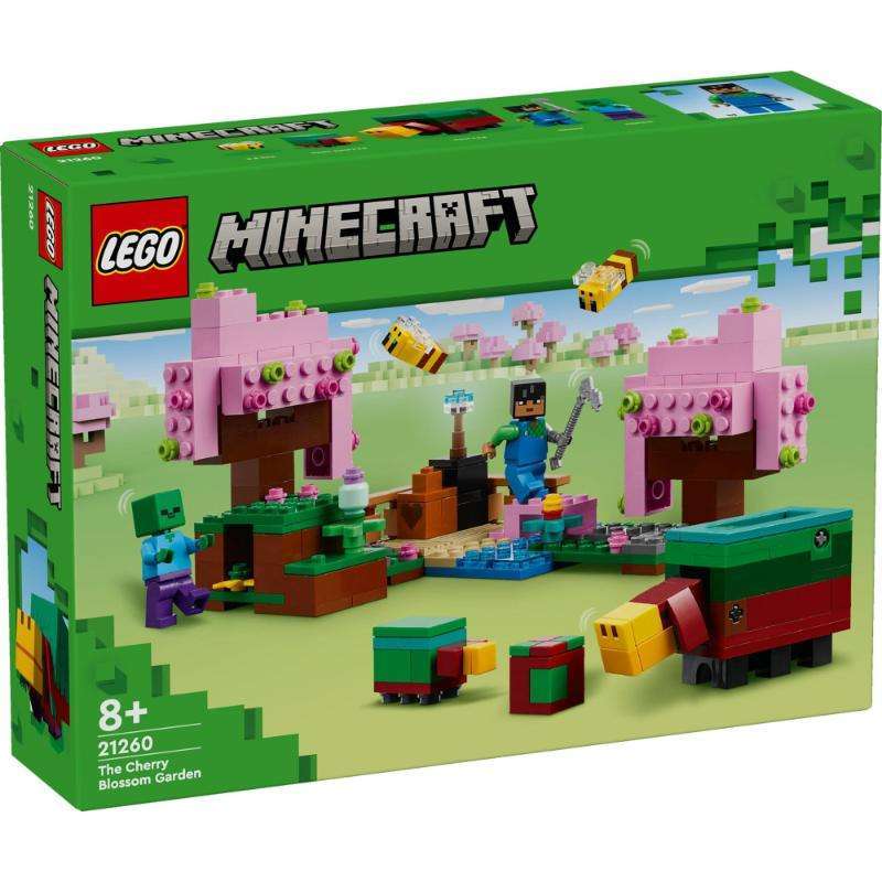 Jual Lego Minecraft 21260 The Cherry Blossom Garden (304 Pieces) Mainan ...