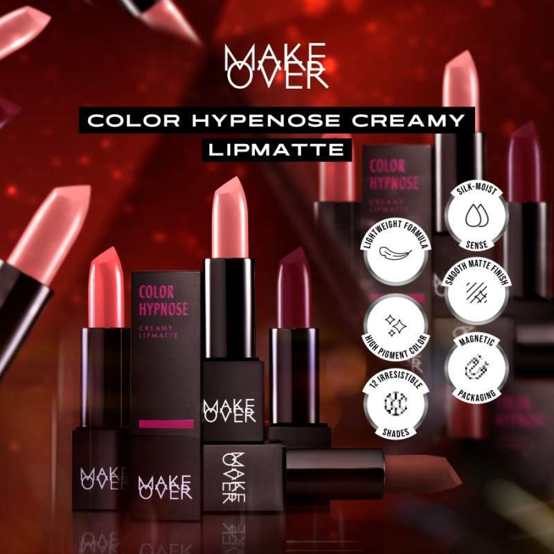 Jual Make Over Color Hypnose Creamy Lipmatte 4.3 G Di Seller Surya ...