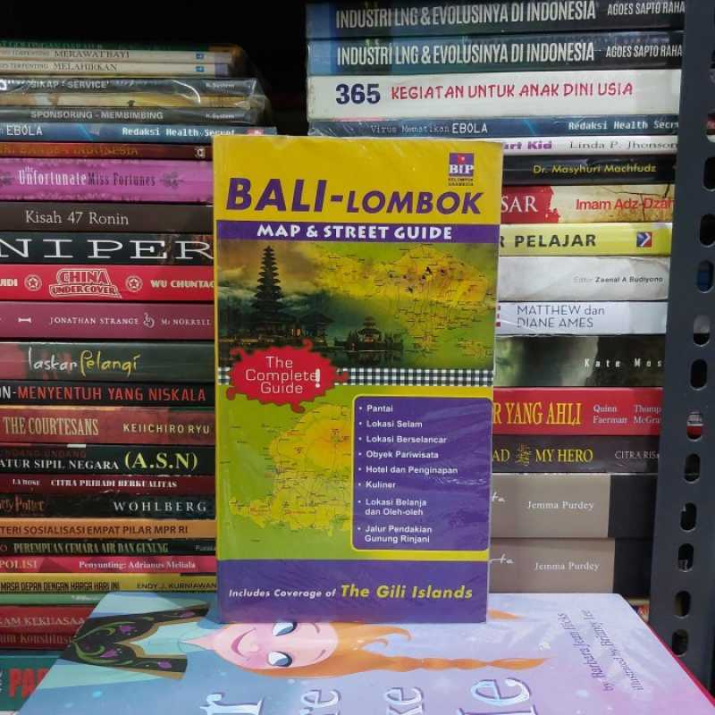 Jual Buku Original Map & Street Guide Bali - Lombok The Complete Guide ...