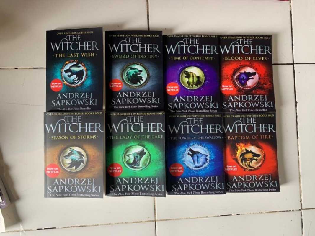Jual The Witcher ( 8 Book Series ) By Andrzej Sapkowski - Season Of ...