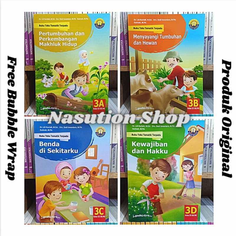 Jual Buku Tematik 3a 3b 3c 3d 3e 3f 3g 3h Yudhistira K13 Revisi Kelas 3 ...