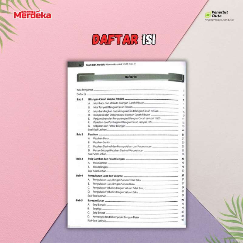 Jual Pasti Bisa Merdeka: Matematika Sd/mi Kelas 4 Kurikulum Merdeka Di Seller Noelle ...