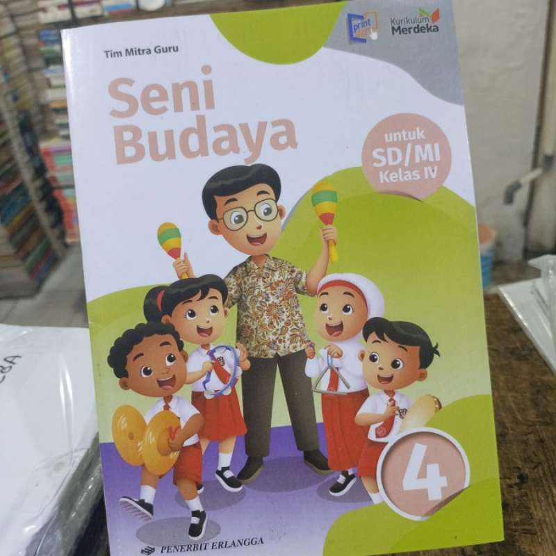 Jual Seni Budaya Untuk Sd / Mi Kelas 4 Iv Kurikulum Merdeka Erlangga Di Seller Noelle ...