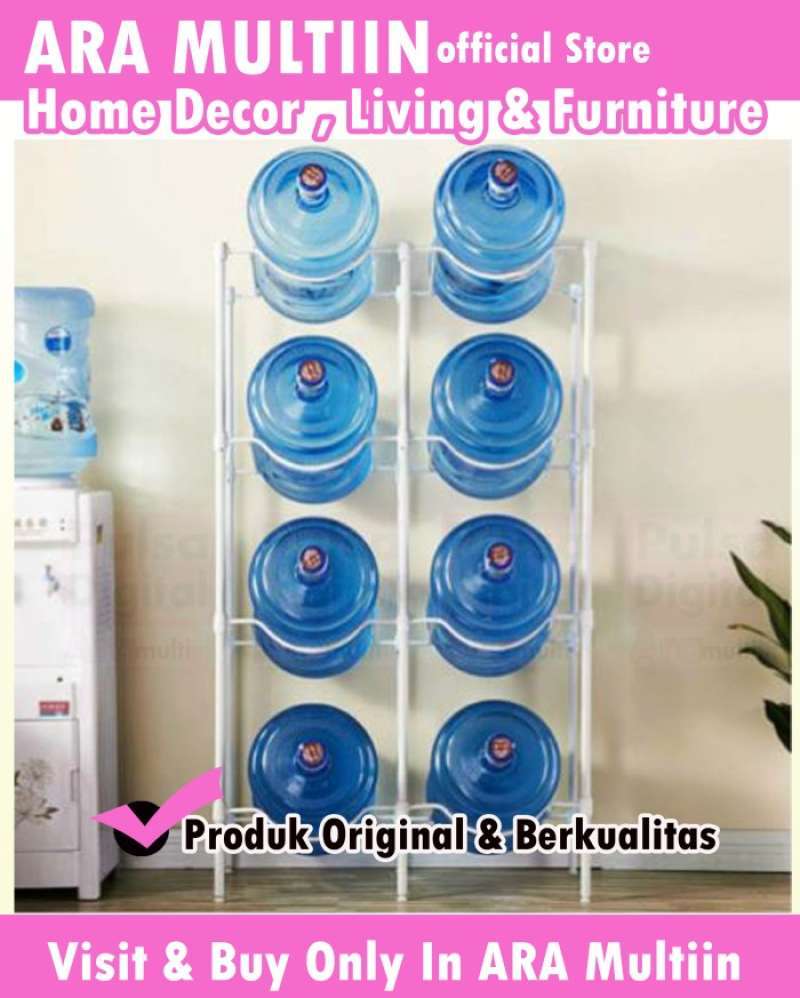 Promo Krisbow Rak Galon Aqua 8 Tingkat Diskon 23% Di Seller Indah ...