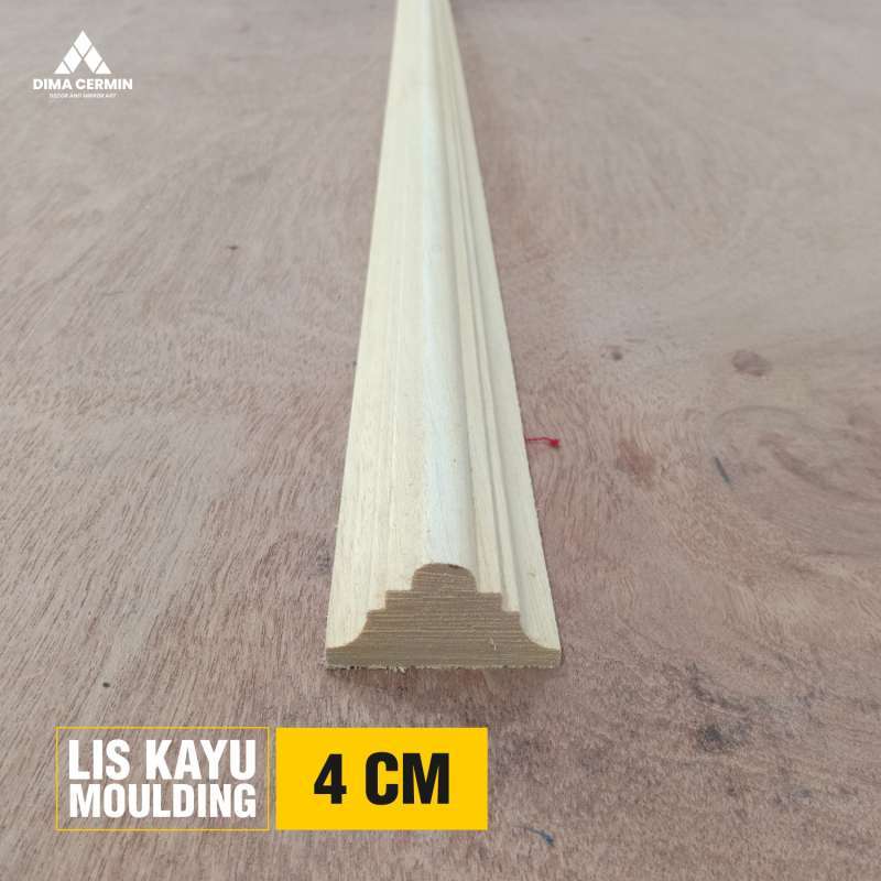 Jual Set Wall Molding Wainscoting Panel Lis Profil Kayu Dekorasi 3m X ...