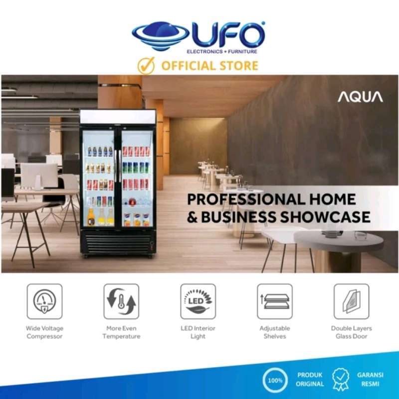 Jual Aqua Aqb 710cd Showcase 2 Pintu Di Seller Ufo Elektronika Jember ...