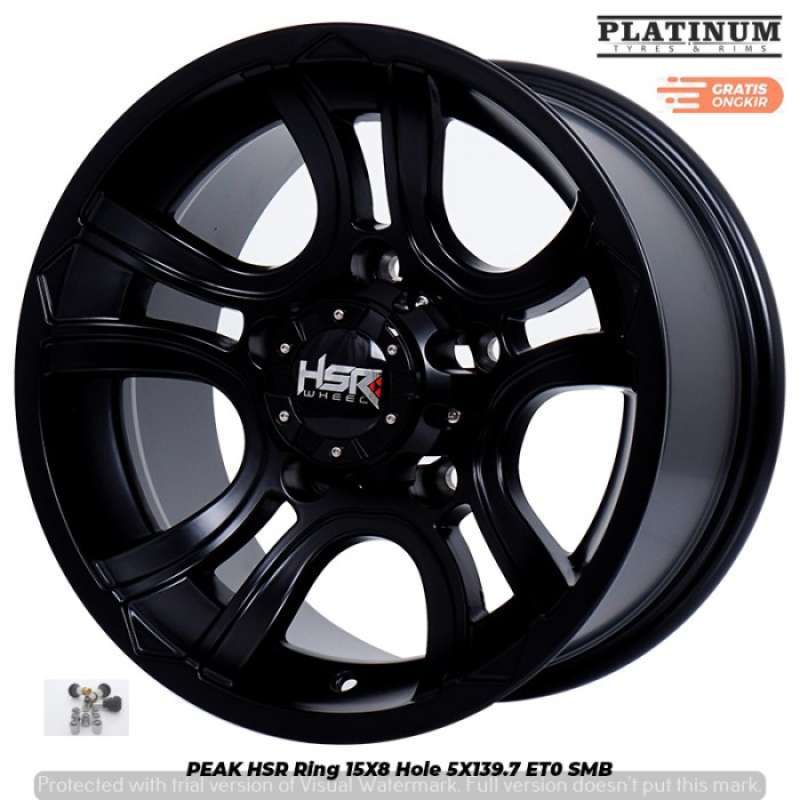 Promo Velg Offroad Hsr Peak R15 Lobang 5x139,7 For Taft,jimny,katana ...