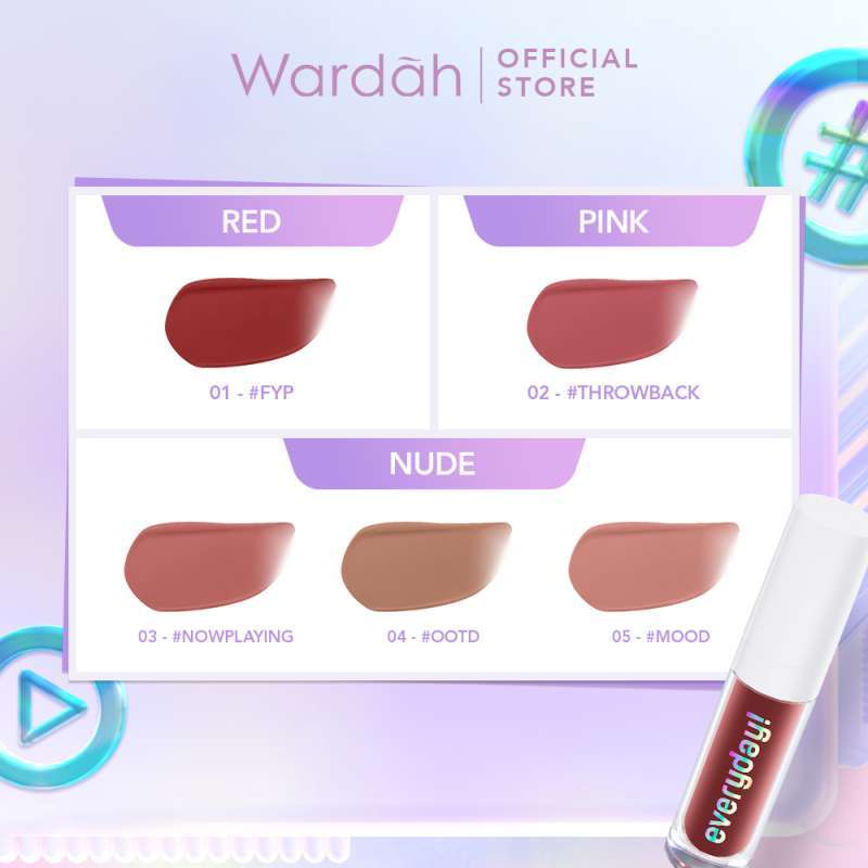 Jual Wardah Everyday! Matte Lip Shot 1.8 G Di Seller Wardah Official ...
