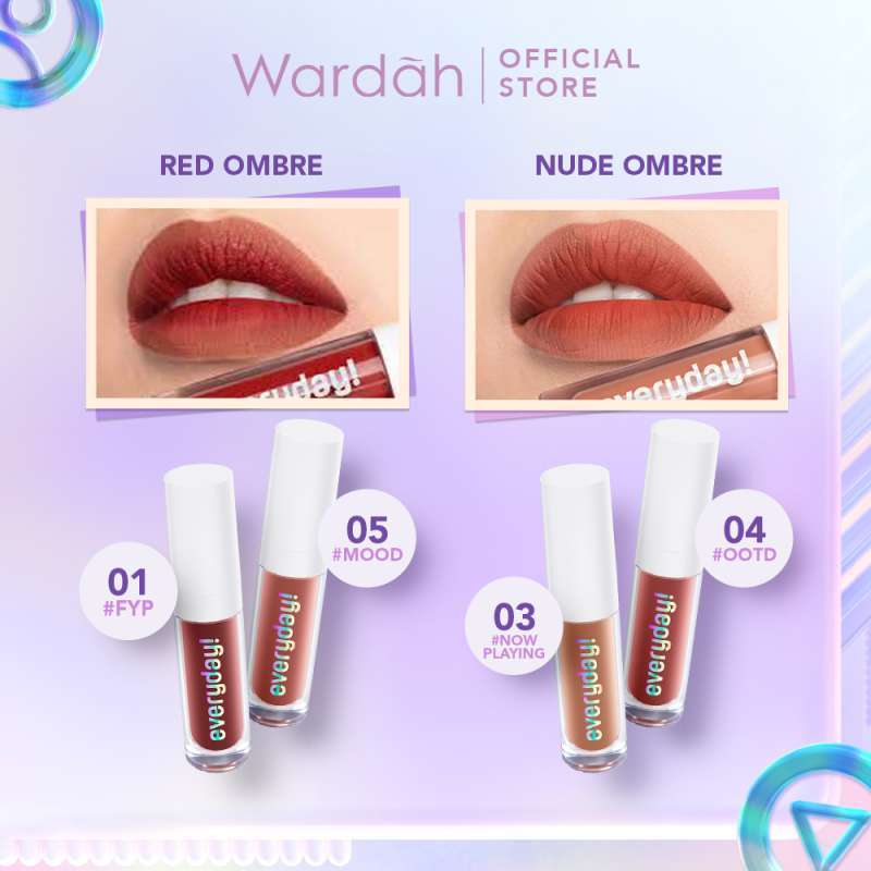 Jual Wardah Everyday! Matte Lip Shot 1.8 G Di Seller Wardah Official ...