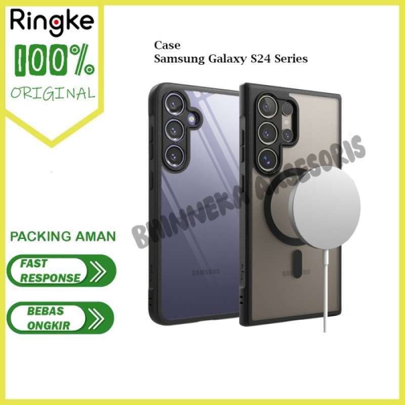Promo Case Samsung Galaxy S24 Ultra Plus Ringke Fusion Bold Magnetic