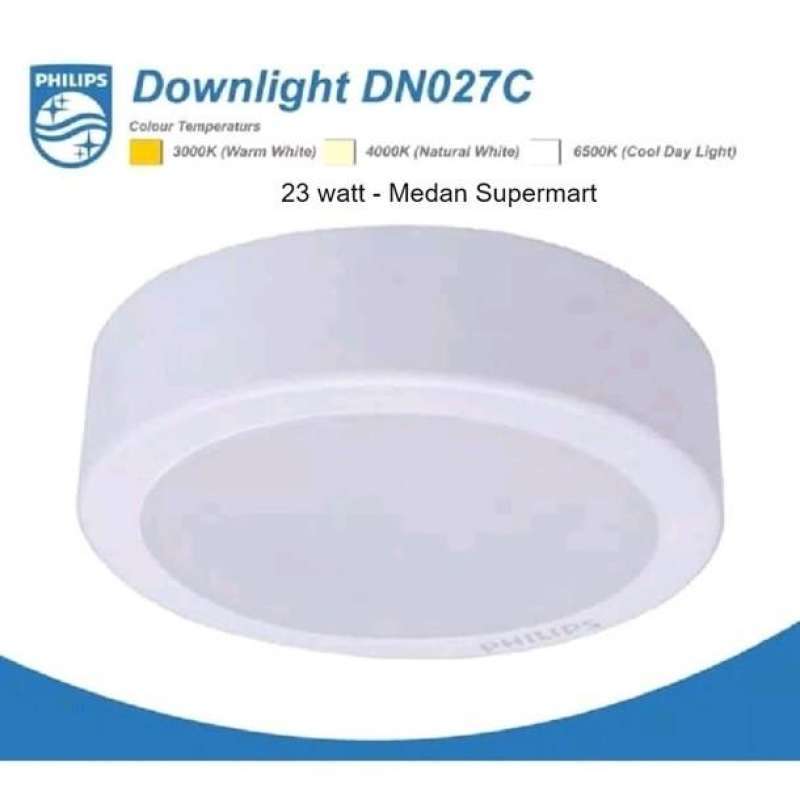 Jual Lampu Led Plafon Philips Downlight 23 Watt Dn027c Ob Bulat 23w ...