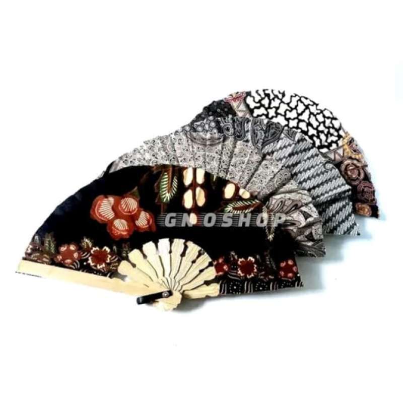 Jual Kipas Tangan Lipat Motif Batik - Kipas Angin Batik - Kipas ...