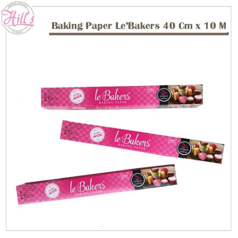 Jual Le Bakers Baking Paper 40 Cm X 10 M Putih / Kertas Roti Roll ...