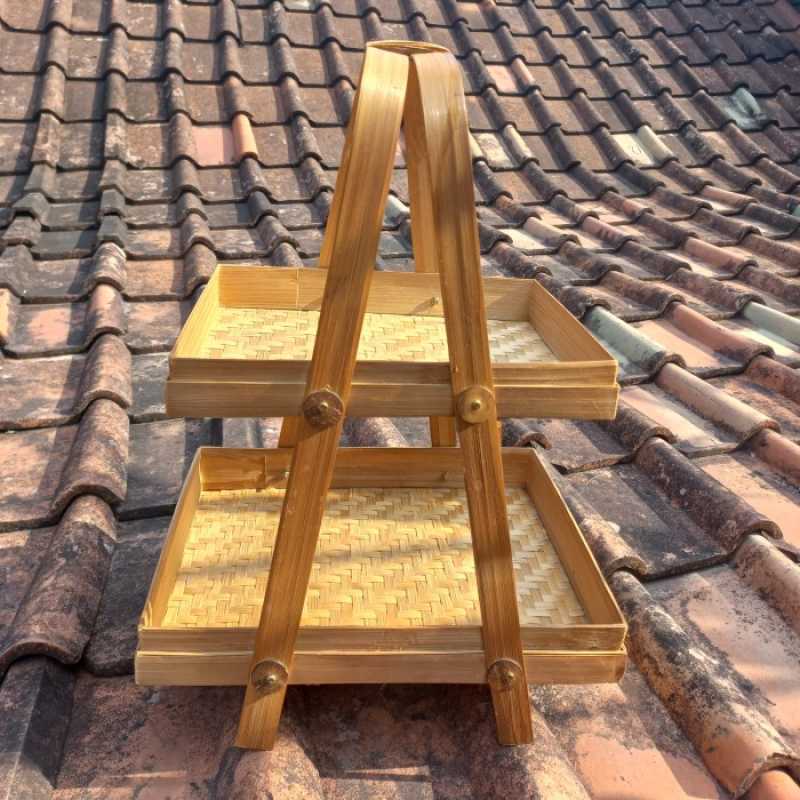 Jual Stand Kue Susun Bambu / Tier Cake Bamboo Di Seller Doujin ...