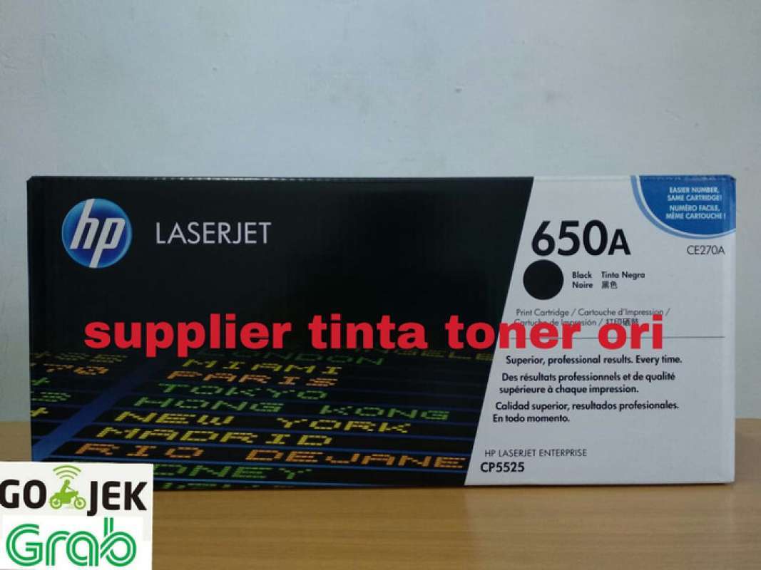 Promo Toner Hp Laserjet Cp5525 - 650a [ce270a] Black Original Diskon 33 ...