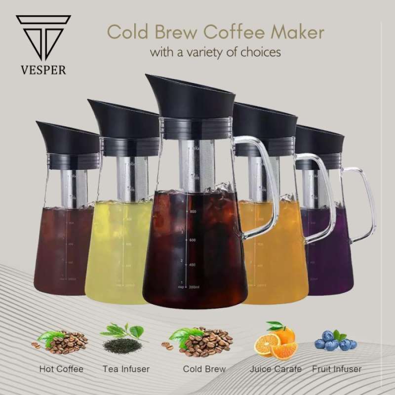 Promo Cold Brew Water Jug Coffee Heat Resistant / Teko Kopi Teh Jus ...