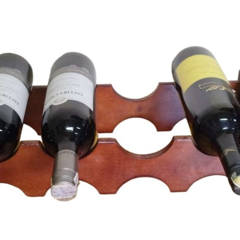 Jual Wow Wine Bottle Holder Rack/wooden Rack For Wine/rak Botol For ...
