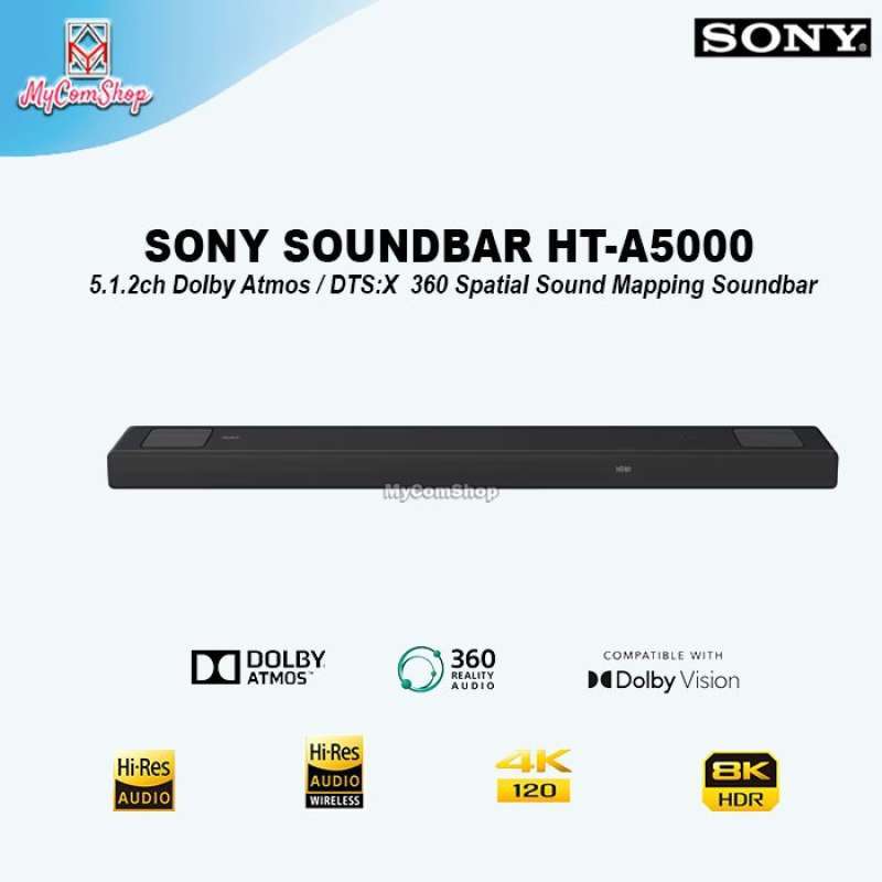 Jual Sony Soundbar Ht-a5000 360 Spatial Sound Dolby Atmos Dts:x 5.1.2ch Di Seller Mycomshop ...