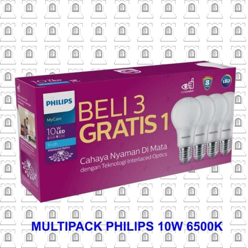 Promo Ledbulb Philips Pack Multipack 10w Led Diskon 33% Di Seller ...