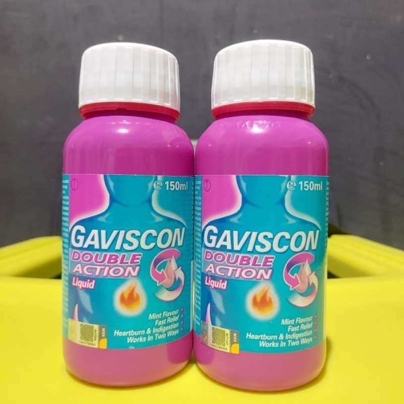 Promo Gaviscon Double Action Liquid 150ml/sachet 5x10ml/advance Liquid ...