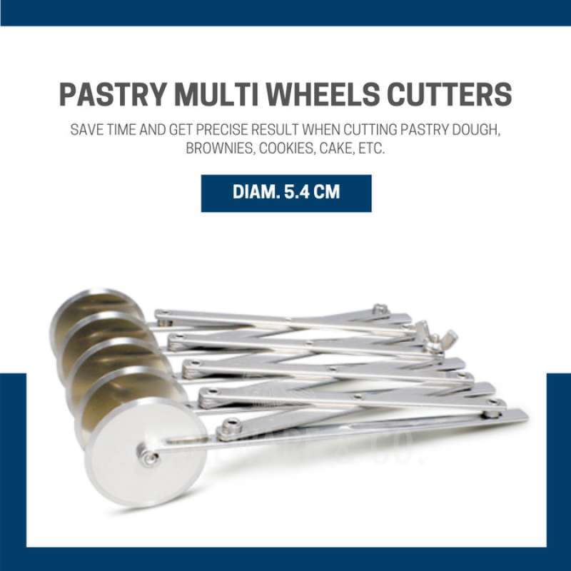 Jual Expanding Pastry Cutter 5 Round Wheels Di Seller Shin Store ...