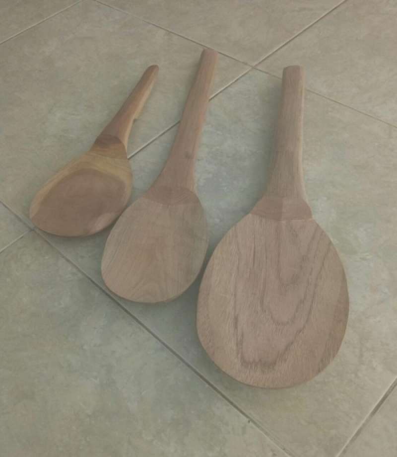 Jual Centong Nasi Kayu Jati Asli Ukuran Jumbo Di Seller Shin Store ...