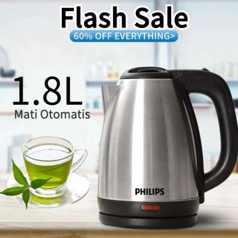 Jual Kettle Listrik Philips Teko Listrik Pemanas Air Philips 1500 Watt ...