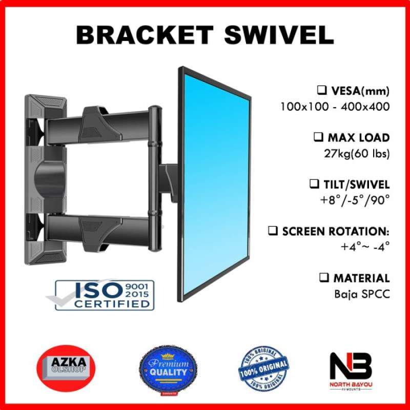 Jual North Bayou Nb P5 Bracket Braket Tv Led 43 50 55 65 70 Inch Di ...