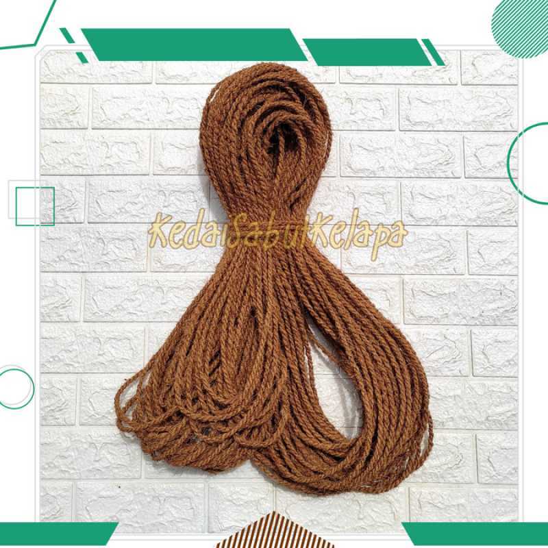 Jual Tali 6mm Sabut Kelapa Panjang 100 Meter Tali Pengikat Kuat Awet Di ...
