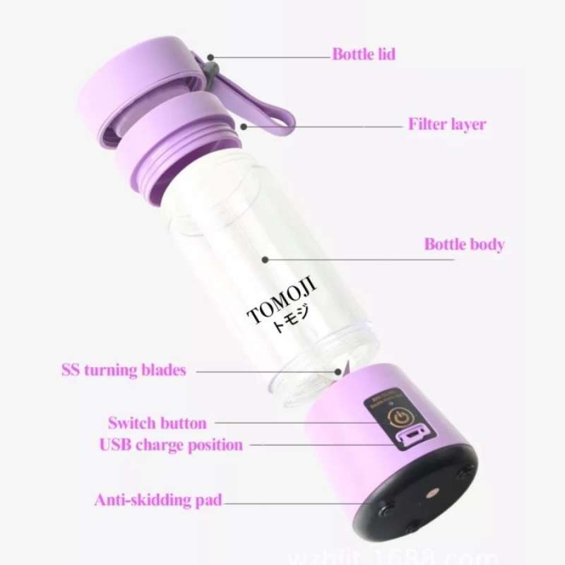 Jual Tomoji Portable Blender - Blender Mini Minuman - Blender Gelas ...