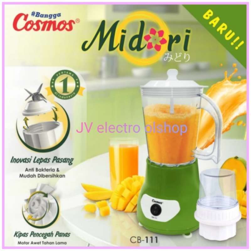 Jual Blender Cosmos Cb111 New Series Midori / Cosmos Blender Plastik ...