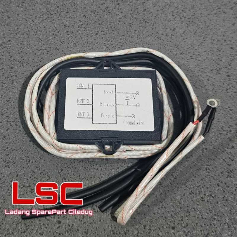 Jual Pematik Elektrik Kompor Kabel 3 Dc 3v Quantum Akumulator Blue Gas ...