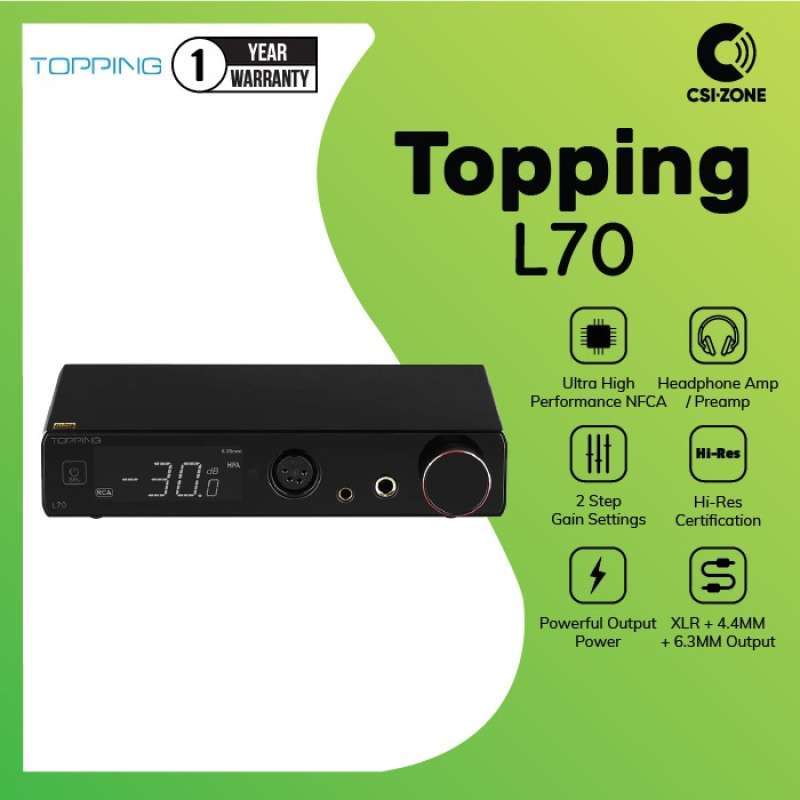 Promo Topping L70 Hi-fi Performance Nfca Module Headphone Amplifier ...